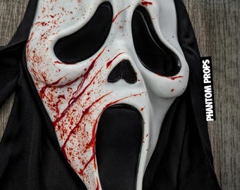 Ghost Face Mask Scream Movie Mask Painted With World's Most Realistic ...