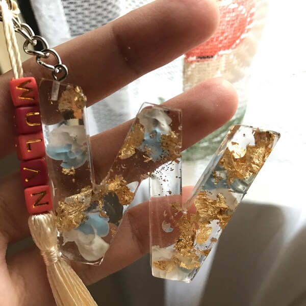 Alphabet Keychain - Etsy