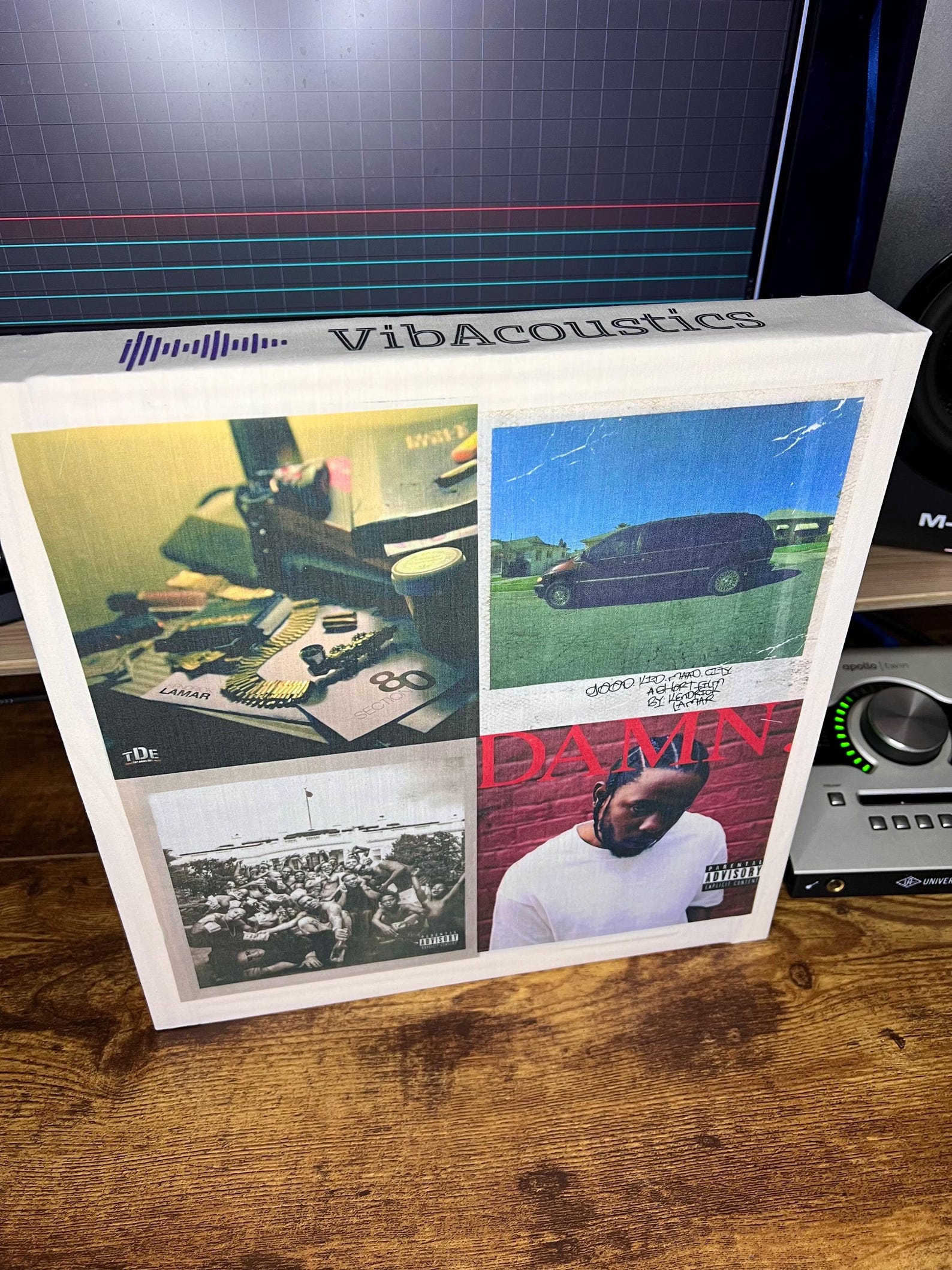 Kendrick Lamar Acoustic Panel 12x12 - Etsy