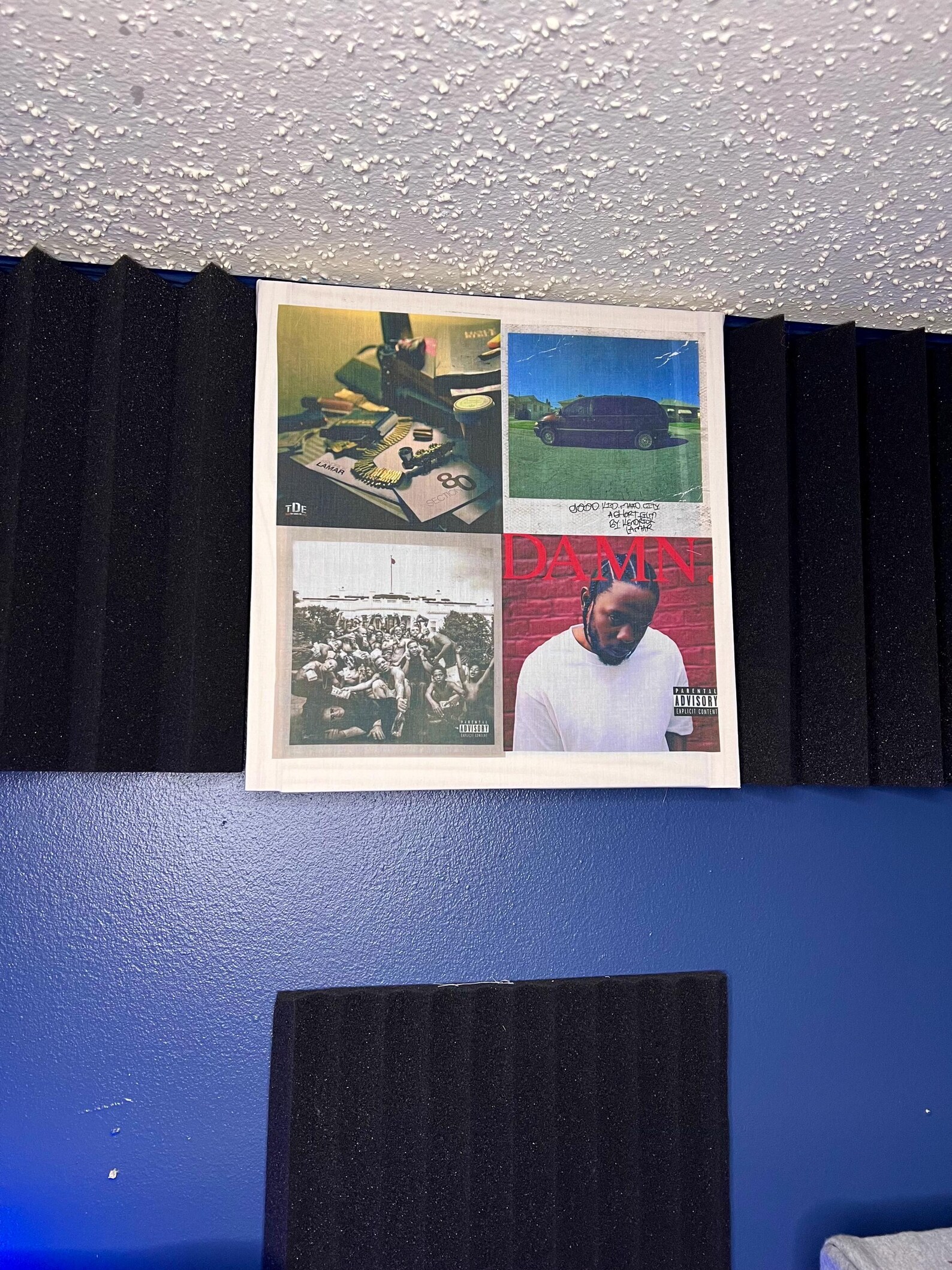 Kendrick Lamar Acoustic Panel 12x12 - Etsy