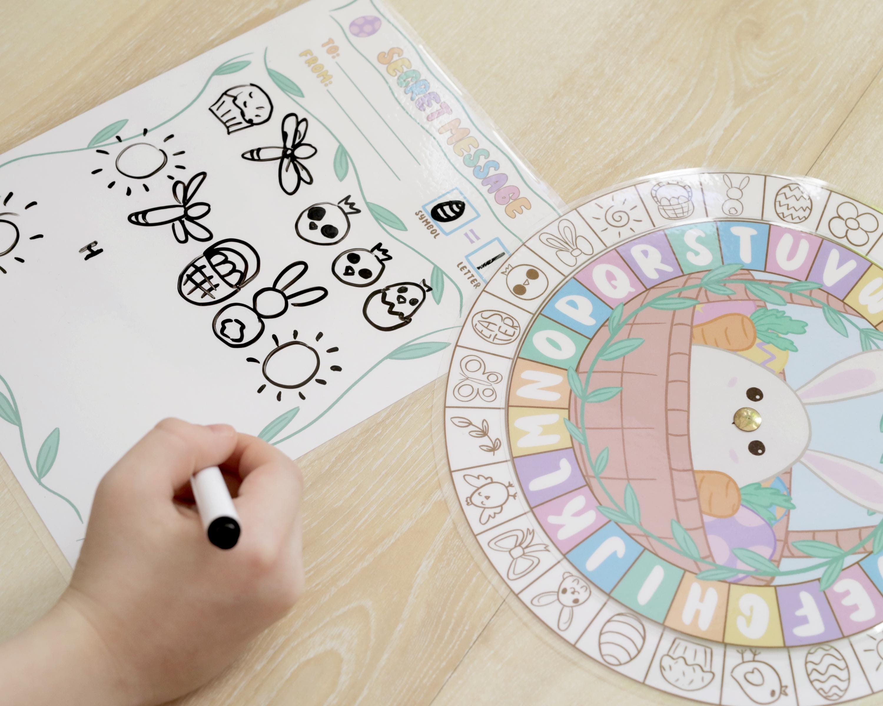 Easter Secret Decoder Wheel | Escape Room Puzzles | Cipher Wheel ...