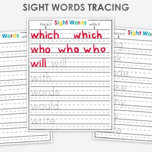 First 100 Sight Words Printable Activity for Kids | Homeschool Learning ...