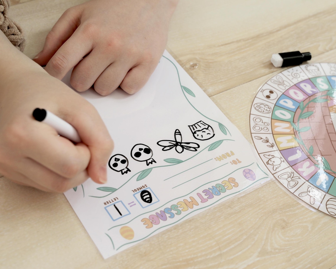 Easter Secret Decoder Wheel | Escape Room Puzzles | Cipher Wheel ...