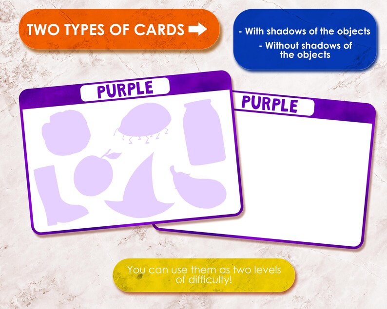 Color Sorting Printable Educational Game | Preschool Homeschool ...