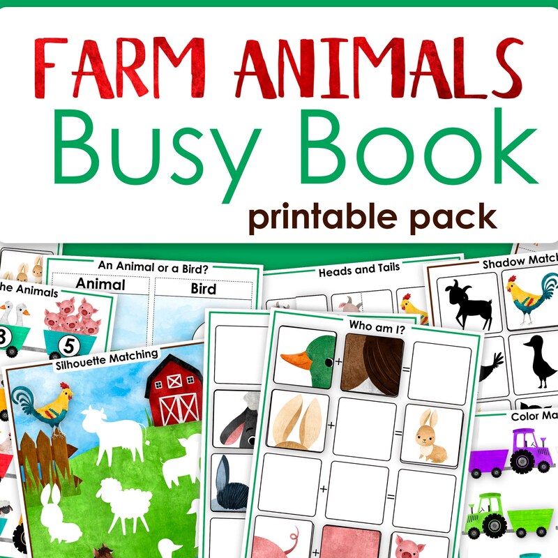 Toddler Busy Book - Etsy