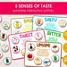 5 Senses of Taste Sorting Activity | Homeschool Printable Worksheet ...