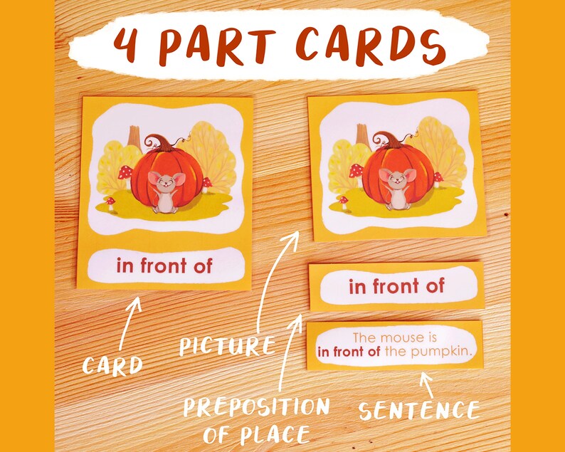 Fall Prepositions of Place Printable Activity Autumn English Language ...