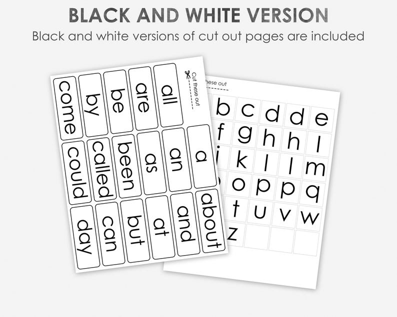 First 100 Sight Words Printable Activity for Kids | Homeschool Learning ...