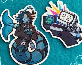 Pressure Acrylic Keychains: Sebastian Solace and Painter - Etsy