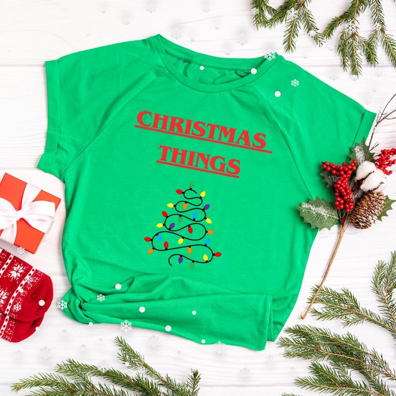 Stranger Things Christmas Tree PNG – Funny Christmas Clipart (digital ...