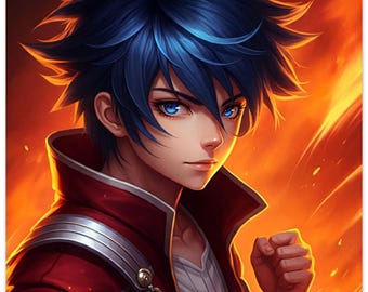 Premium Animated Character Poster - Etsy