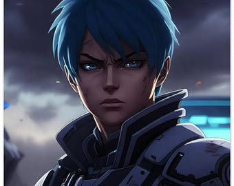 Premium Animated Character Poster - Etsy