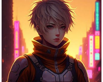 Premium Animated Character Poster - Etsy