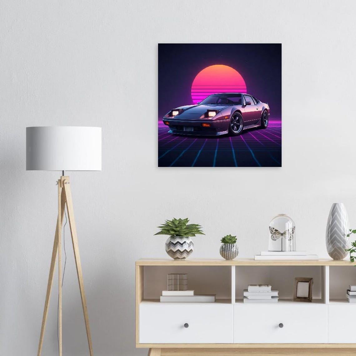 Premium Quality Retrowave Poster - Etsy