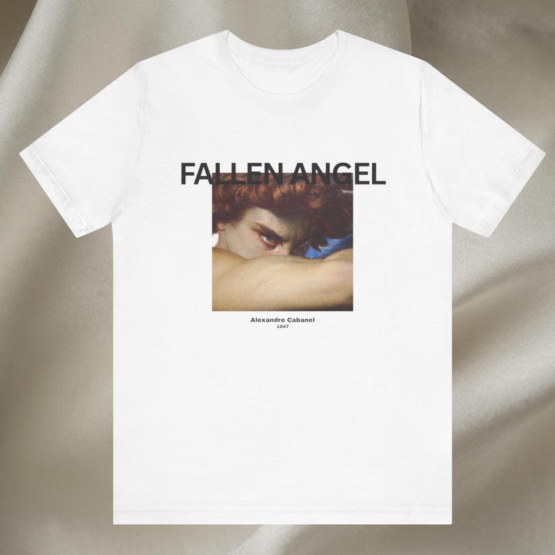 Fallen Angel Unisex Graphic Tee, Alexandre Cabanel, Classic Art Shirt ...
