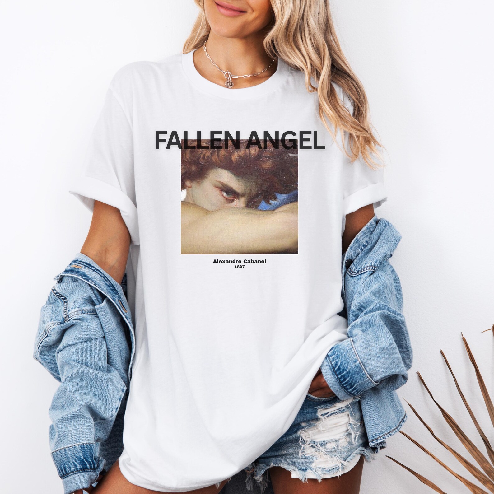 Fallen Angel Unisex Graphic Tee, Alexandre Cabanel, Classic Art Shirt ...