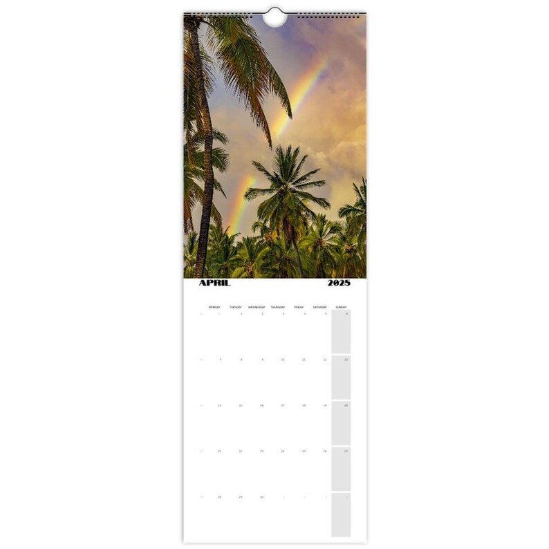 2025 Tropical Hawaii Calendar - Dolphins, Sunsets, Turtles, Waterfalls ...