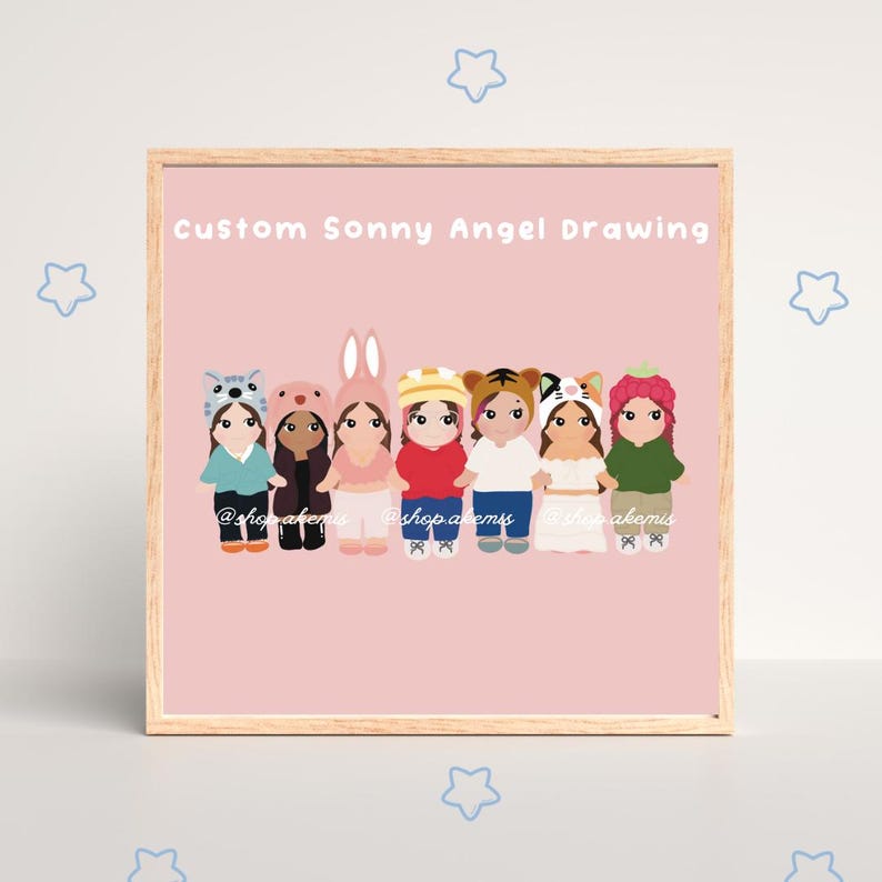 Custom Sonny Angel Digital Drawing - Etsy
