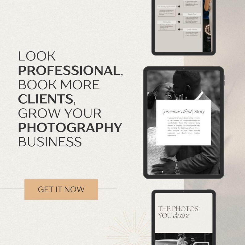 Wedding Photography Client Onboarding Kit, Canva Template, Welcome ...