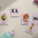 Cheerful Alphabet Flashcards - Colorful Learning - Printable PDF Cards ...