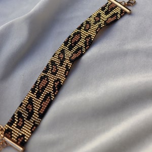 Elegant Leopard Print Bracelet, Animal Print Jewelry - Etsy