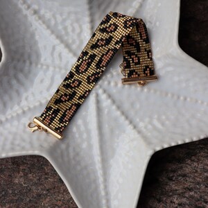 Elegant Leopard Print Bracelet, Animal Print Jewelry - Etsy