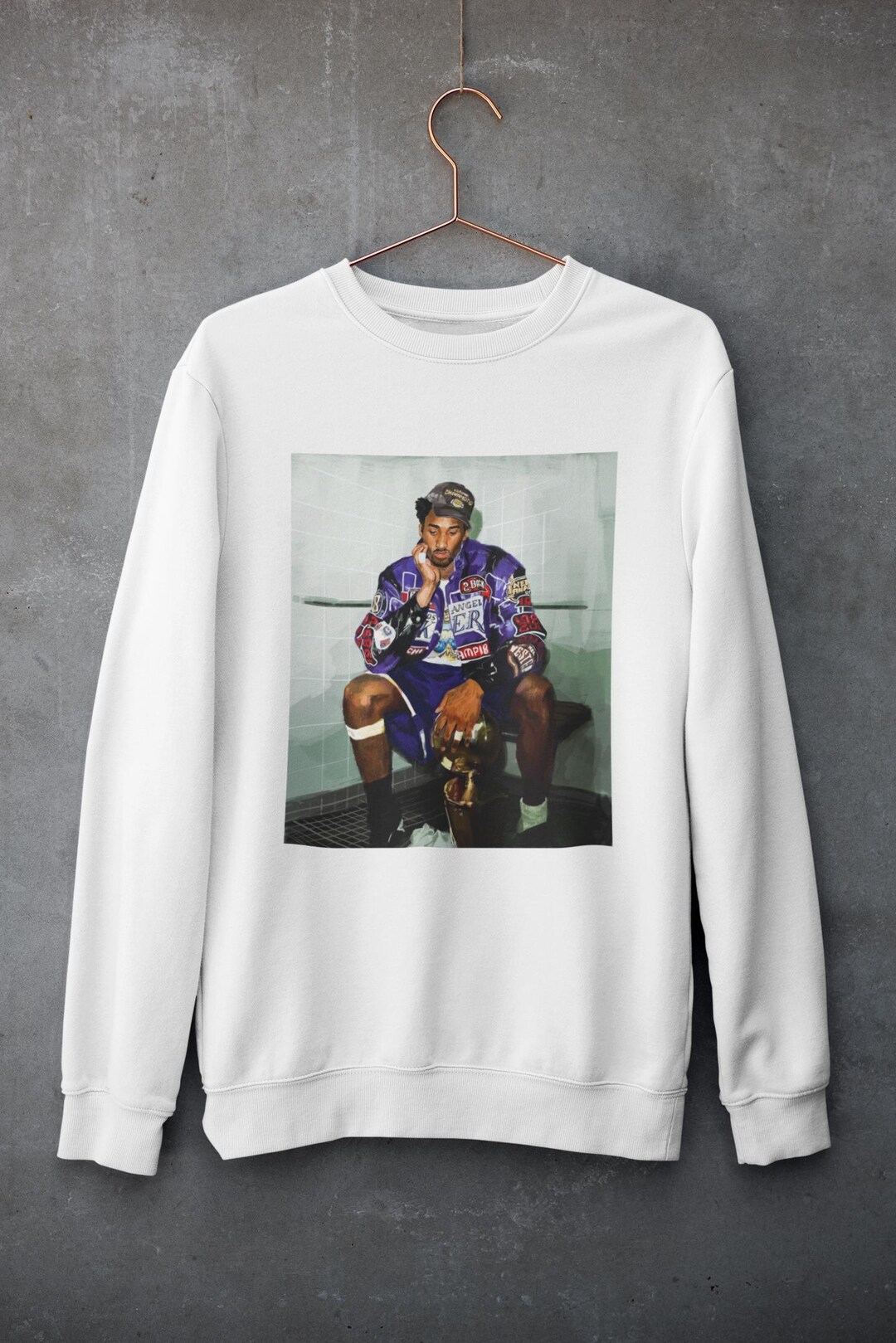 Kobe Bryant Sweatshirt, Vintage Basketball Hoodie, 2001 Finals ...