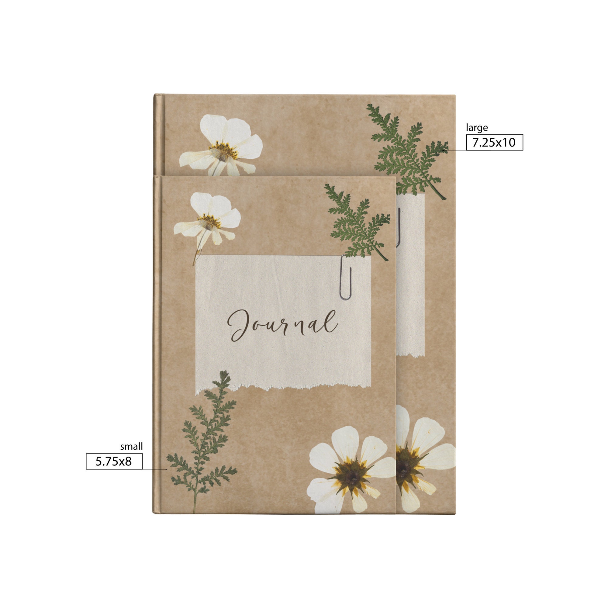 Brown Aesthetic Paper Texture Journal - Etsy