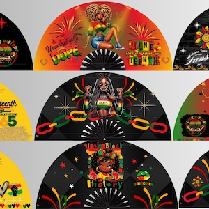 Clack Fan - Juneteenth - Editable in Canva - Etsy