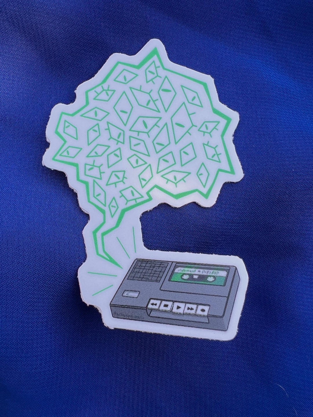 Spooky Tape Recorder Sticker - Etsy