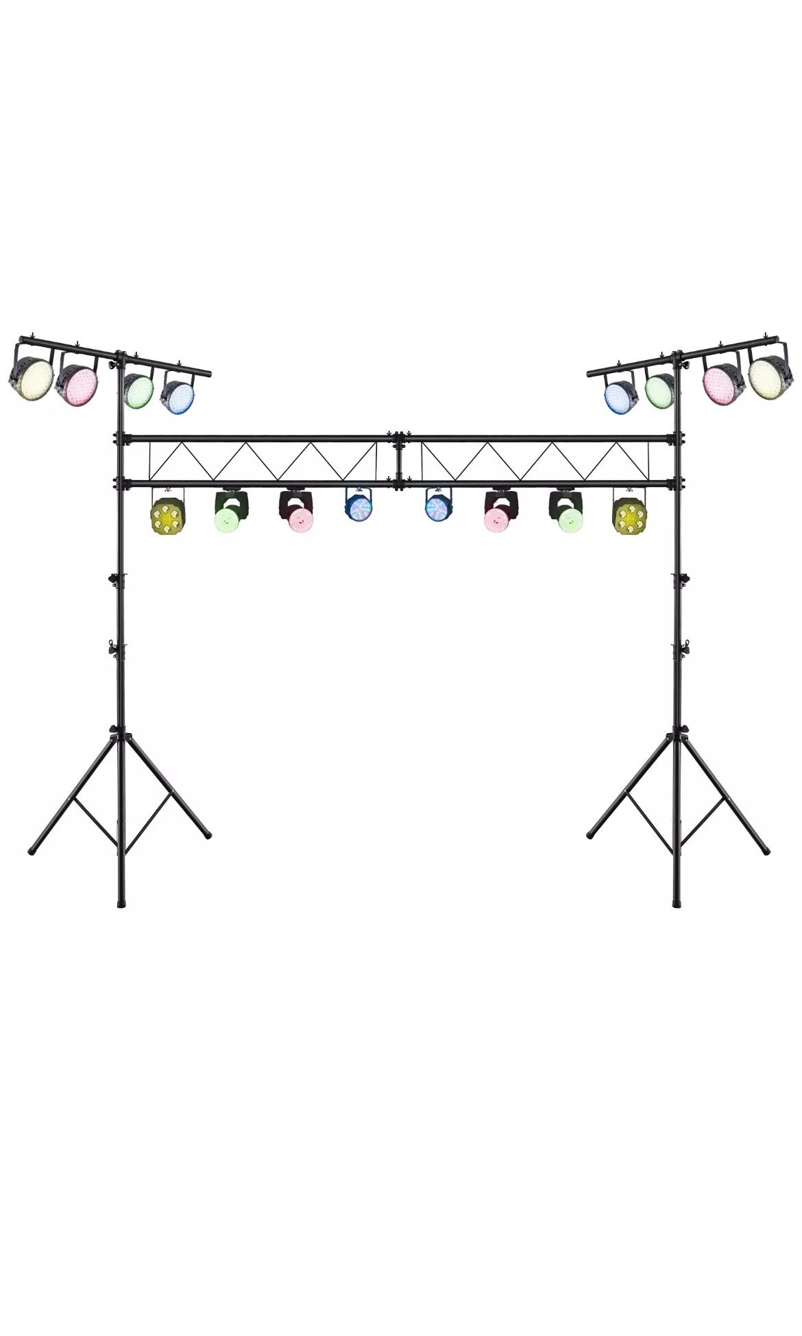 11.5 Portable Lighting Truss System Heavy Duty Metal Pro Audio DJ Light ...