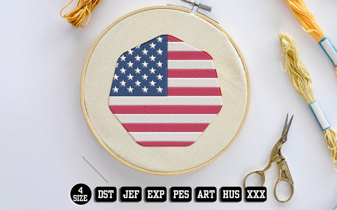 Coat of Arm Embroidery Design for Independence and Patriot Day ...