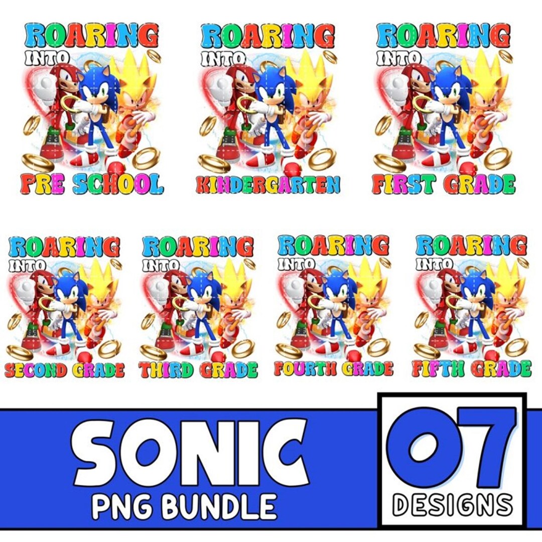 Sonic : l'entrée à la maternelle png, Sonic La rentrée des classes png ...