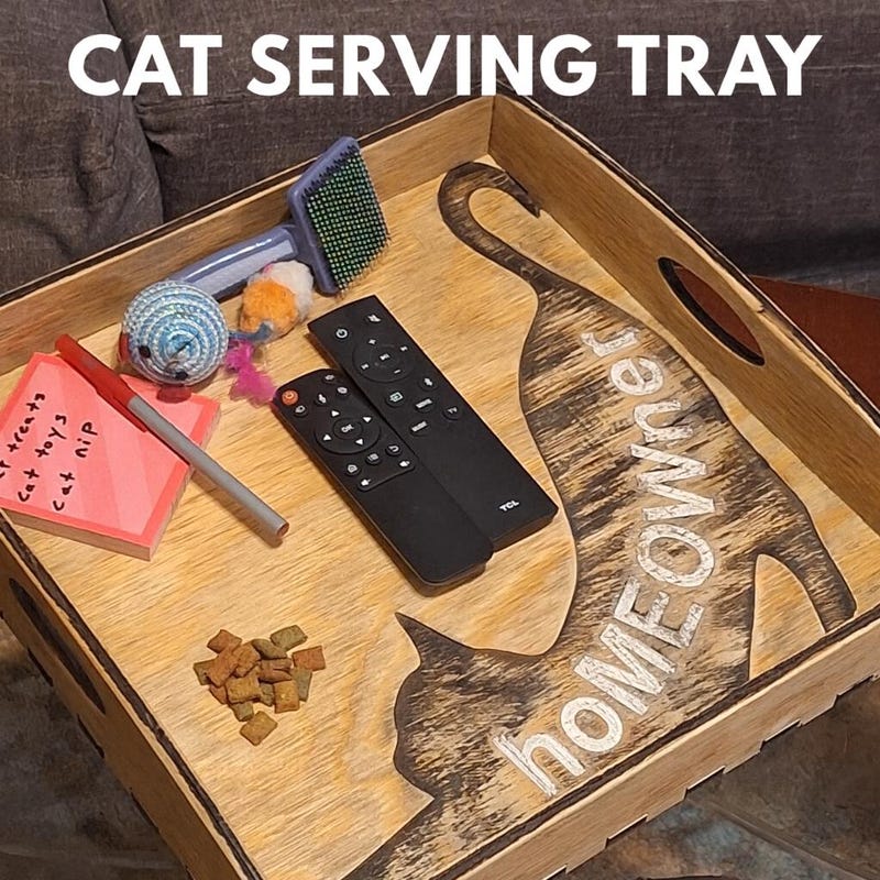 Cat Coffee Table Tray - Etsy