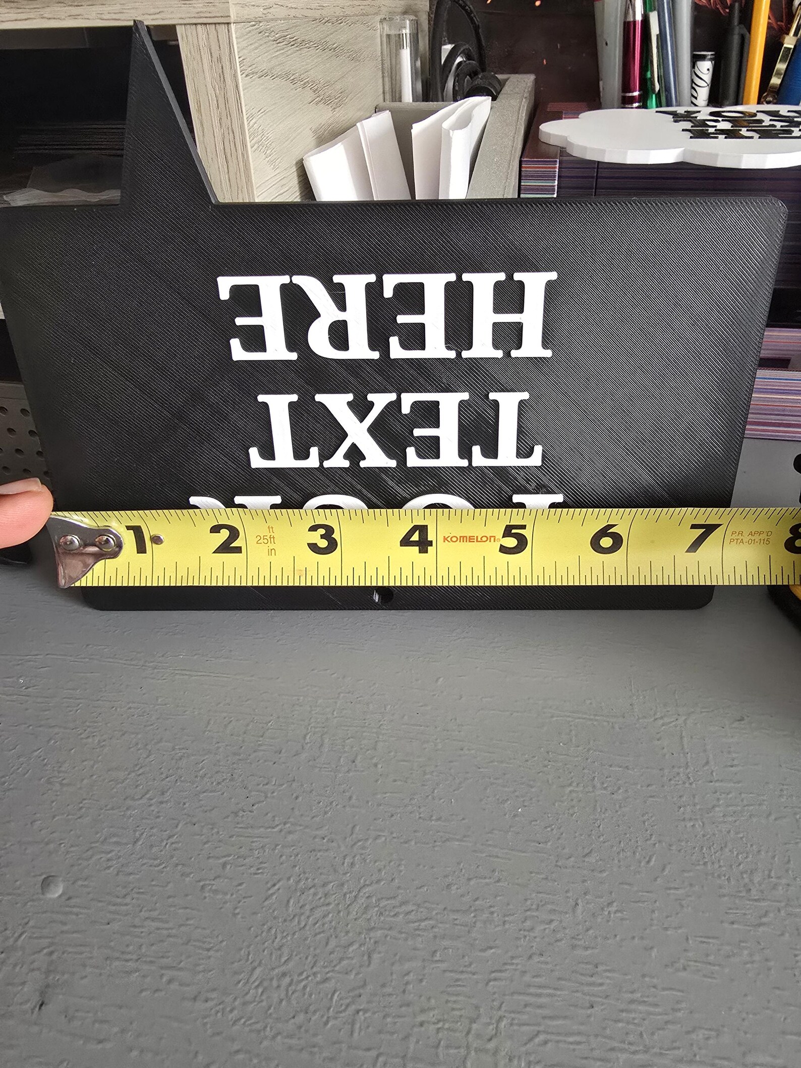 3D Printed Text Bubble Sign Speech Bubble Sign 3D Printed Sign Word ...