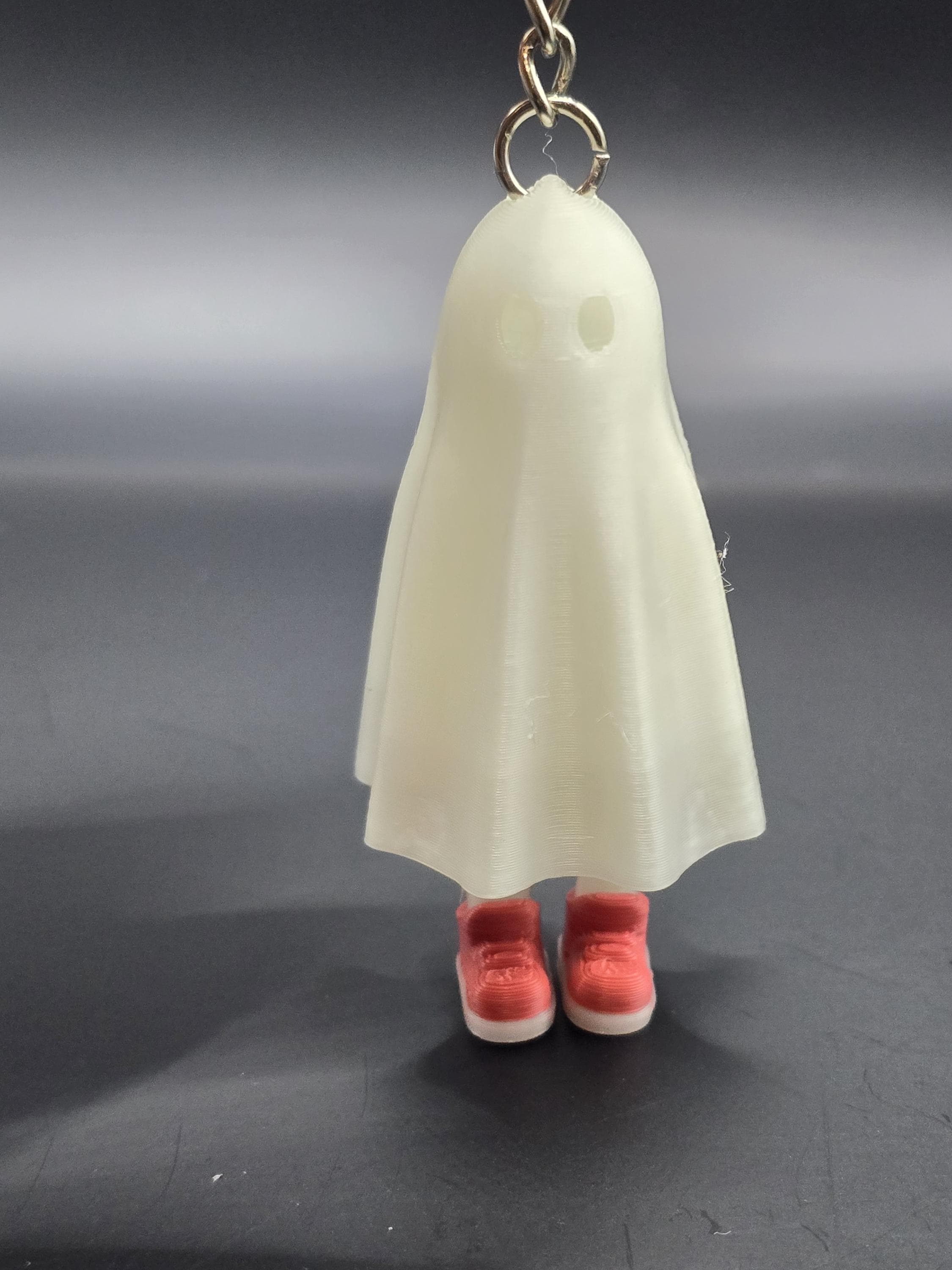 3D Printed Glow in the Dark Keychain Ghosts Articulated Legs Halloween ...