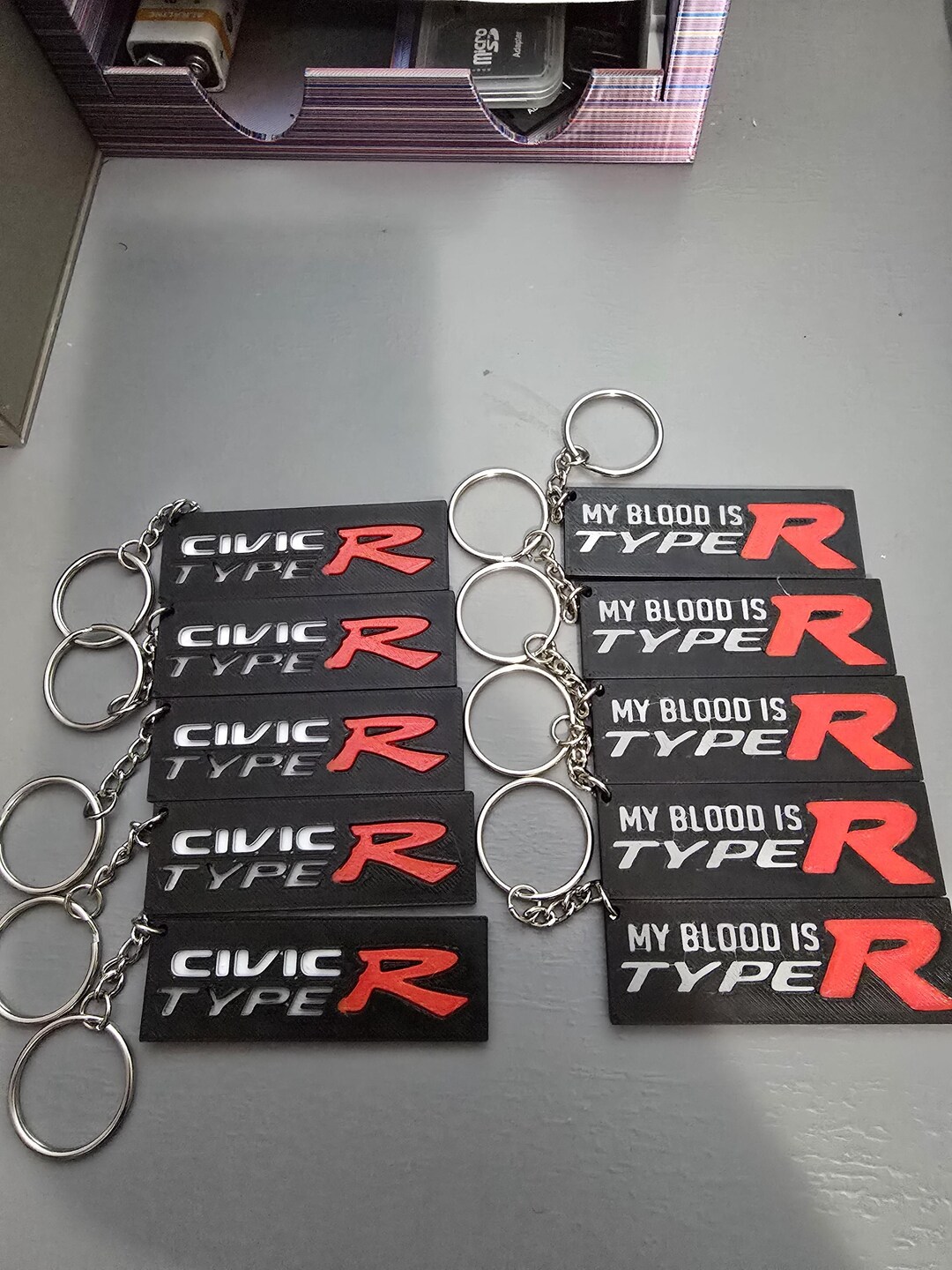 Civic Type R Keychain: Car Enthusiast Accessory - Etsy