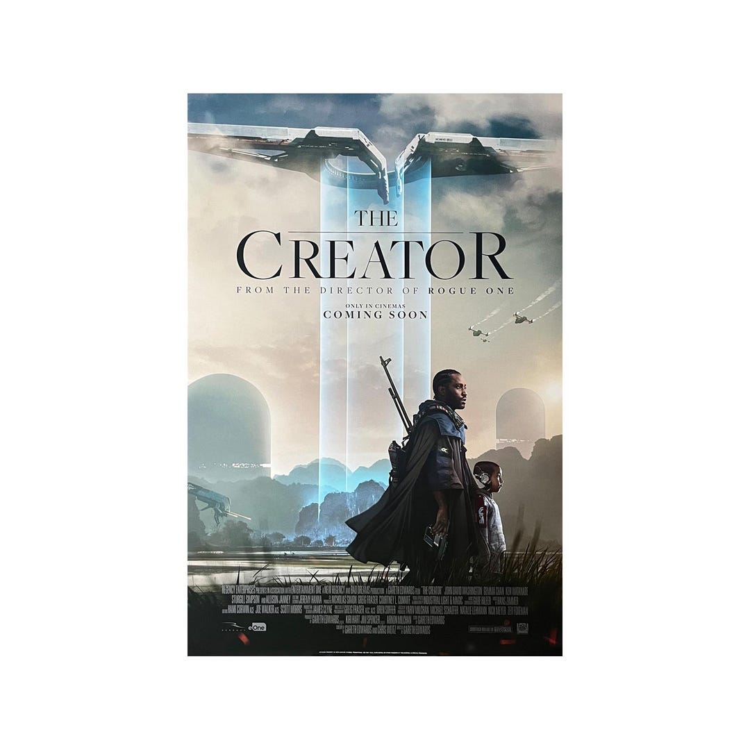 THE CREATOR Movie Poster 2 Sided ORIGINAL Intl Final 27x40 John David ...