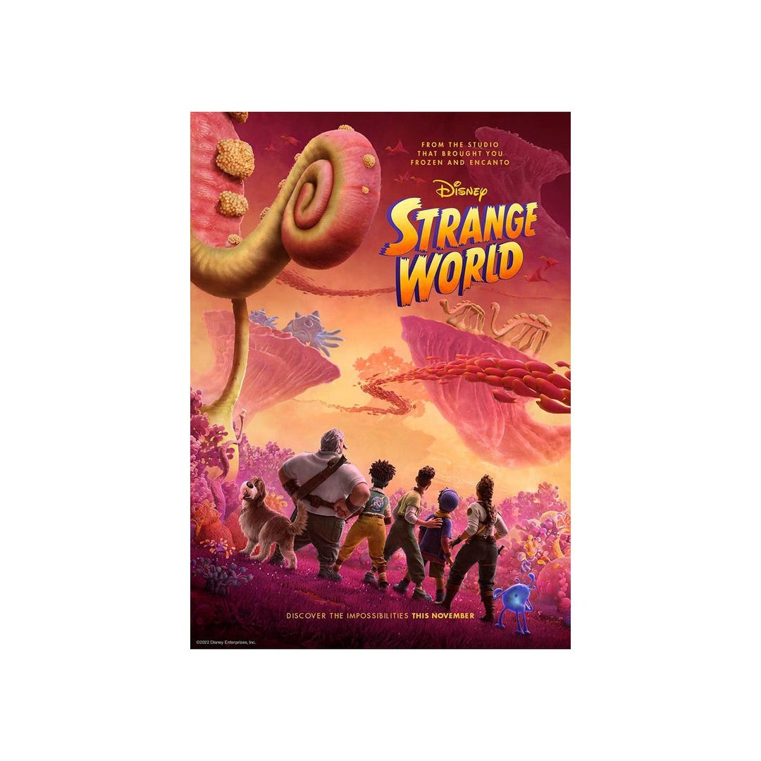 STRANGE WORLD Movie Poster 2 Sided ORIGINAL Advance Version B 27x40 ...