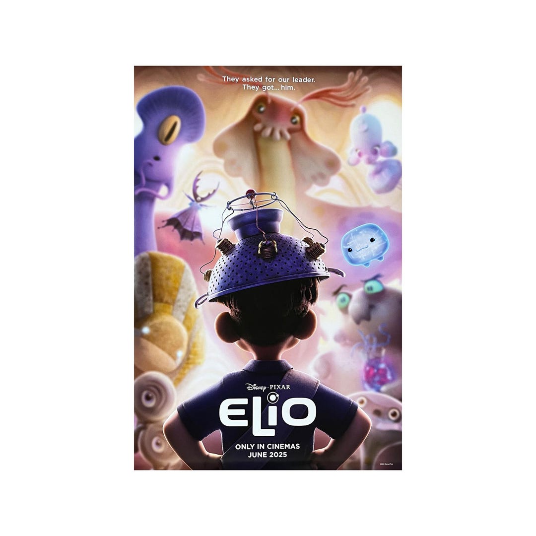 ELIO Movie Poster 2 Sided ORIGINAL Intl Version B 27x40 Jameela Jamil ...