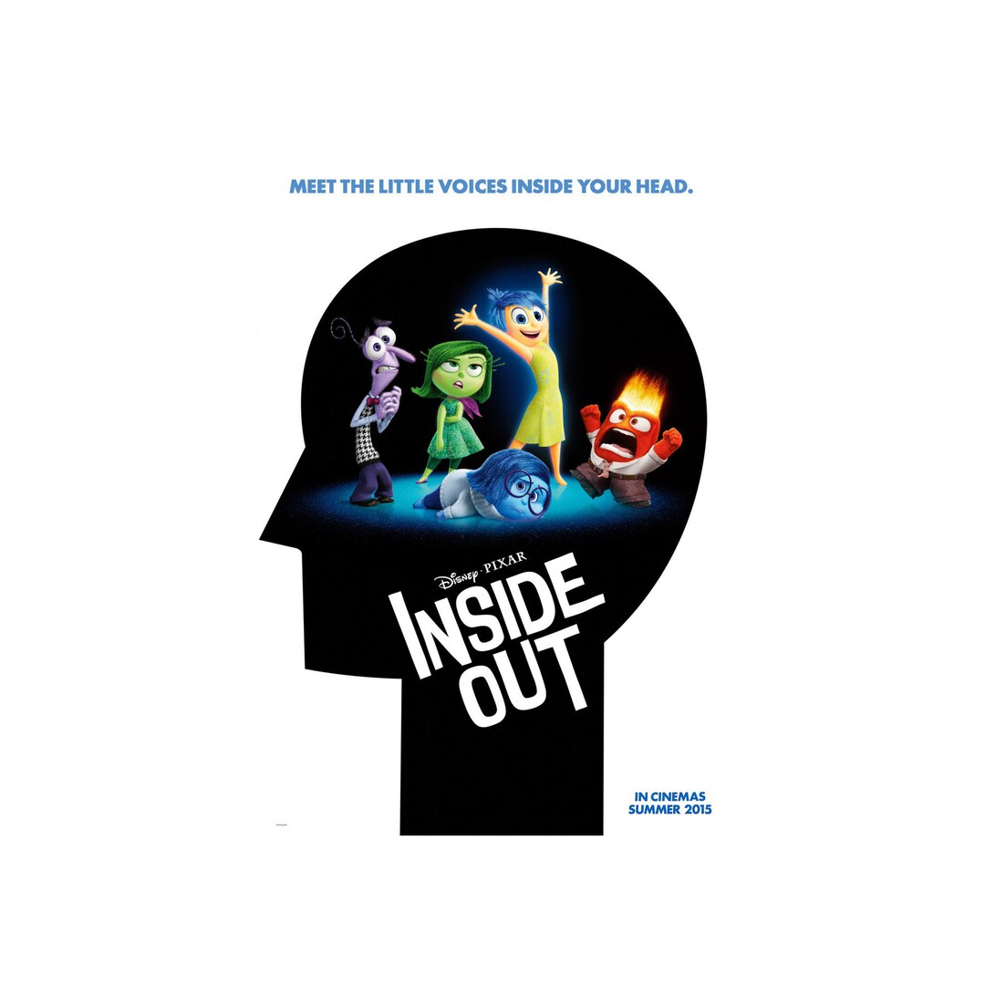 INSIDE OUT Movie Poster 2 Sided ORIGINAL Rare Intl Version B 27x40 Amy ...