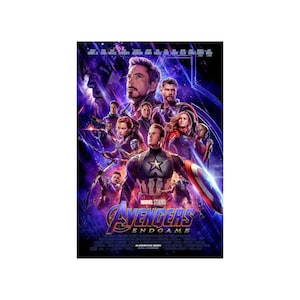 AVENGERS ENDGAME Movie Poster 2 Sided Rare ORIGINAL Intl Final 27x40 ...