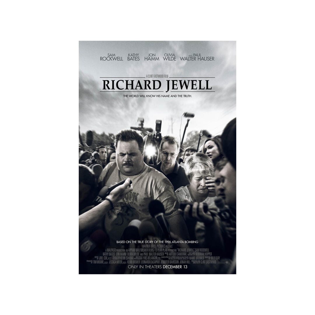 RICHARD JEWELL Movie Poster 2 Sided ORIGINAL Final 27x40 Clint Eastwood ...