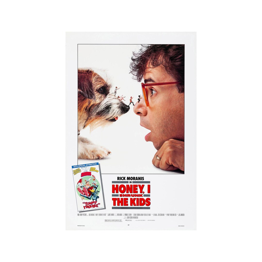 Honey, I Shrunk the Kids MOVIE POSTER 2 Sided ORIGINAL 1989 Rolled ...