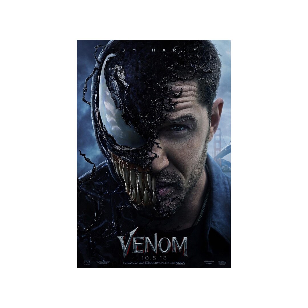 VENOM MOVIE POSTER 2 Sided Original Version B 27x40 Tom Hardy Michelle ...