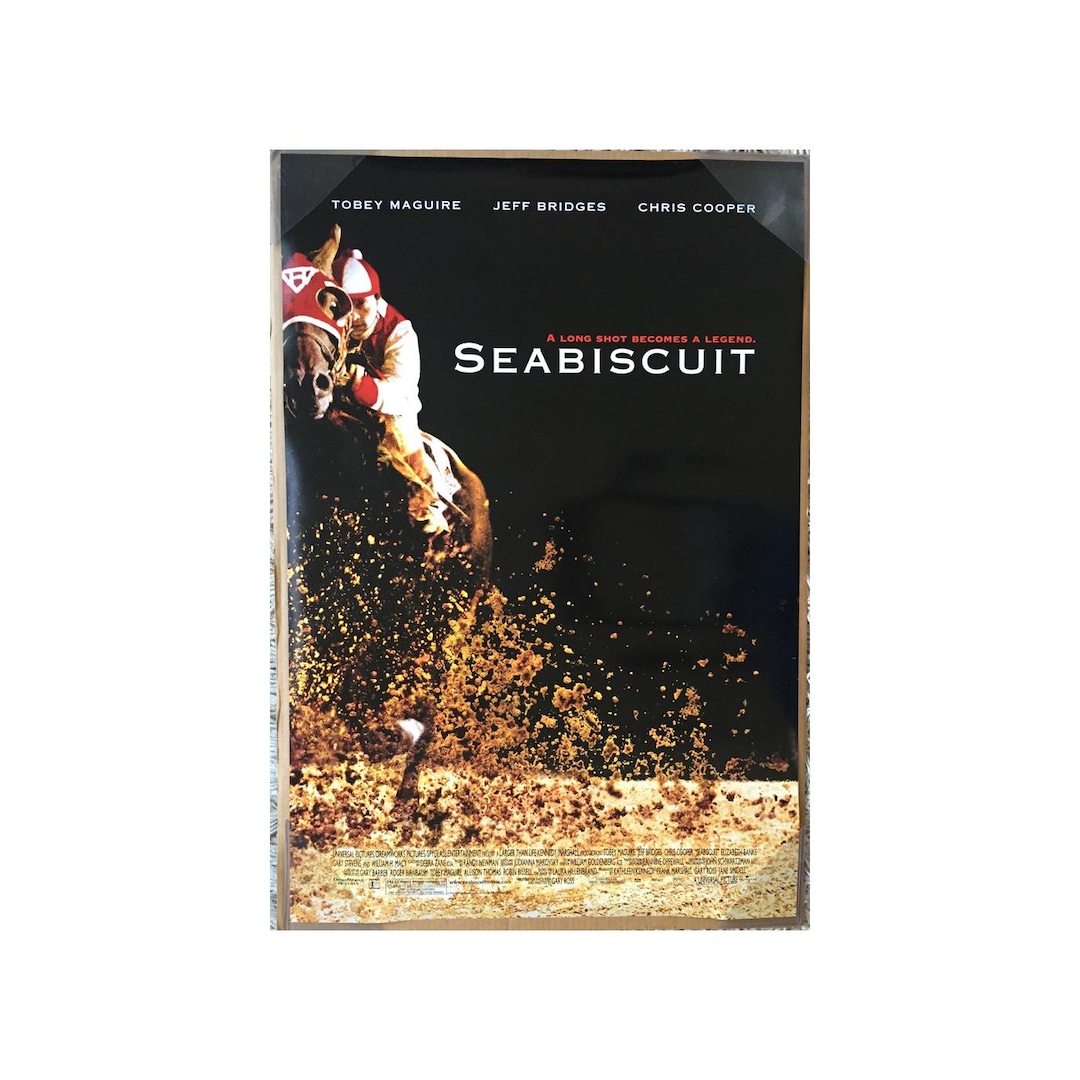 SEABISCUIT Movie Poster 2 Sided ORIGINAL FINAL 27x40 Tobey Maguire Jeff ...