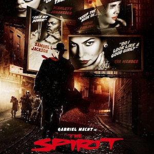 THE SPIRIT Movie Poster 2 Sided ORIGINAL Final 27x40 Frank Miller ...