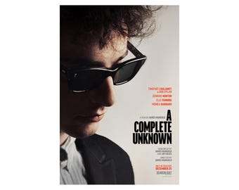 A COMPLETE UNKNOWN Movie Poster 2 Sided Original Intl Final 27x40 ...