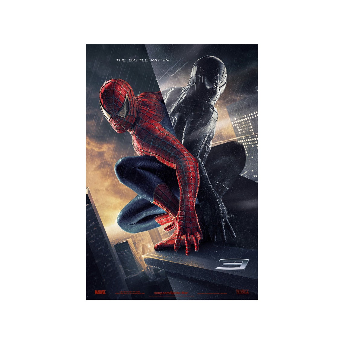 SPIDER-MAN 3 Movie Poster 2 Sided ORIGINAL Advance Version C 27x40 ...