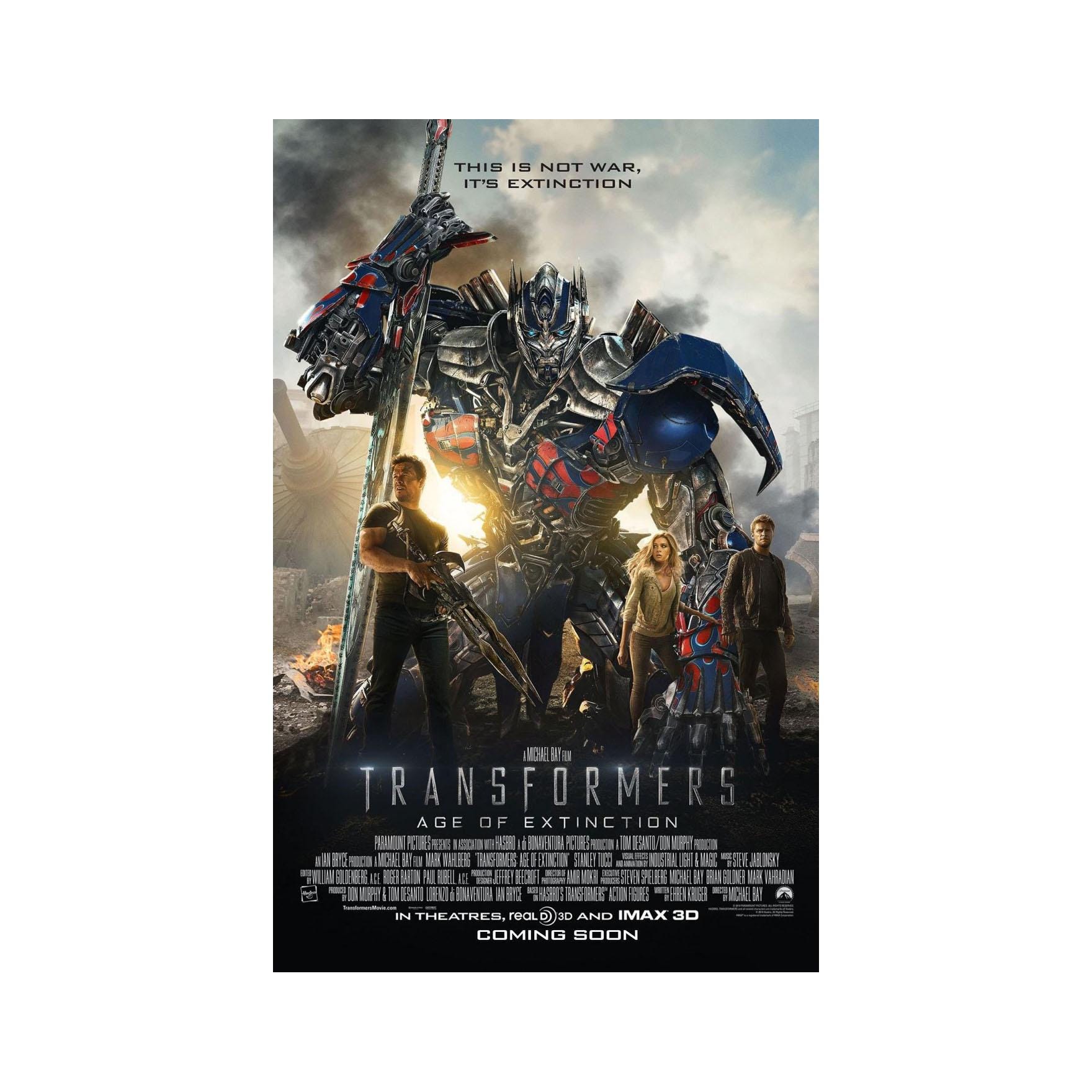 Transformers Age Of Extinction Imax Poster